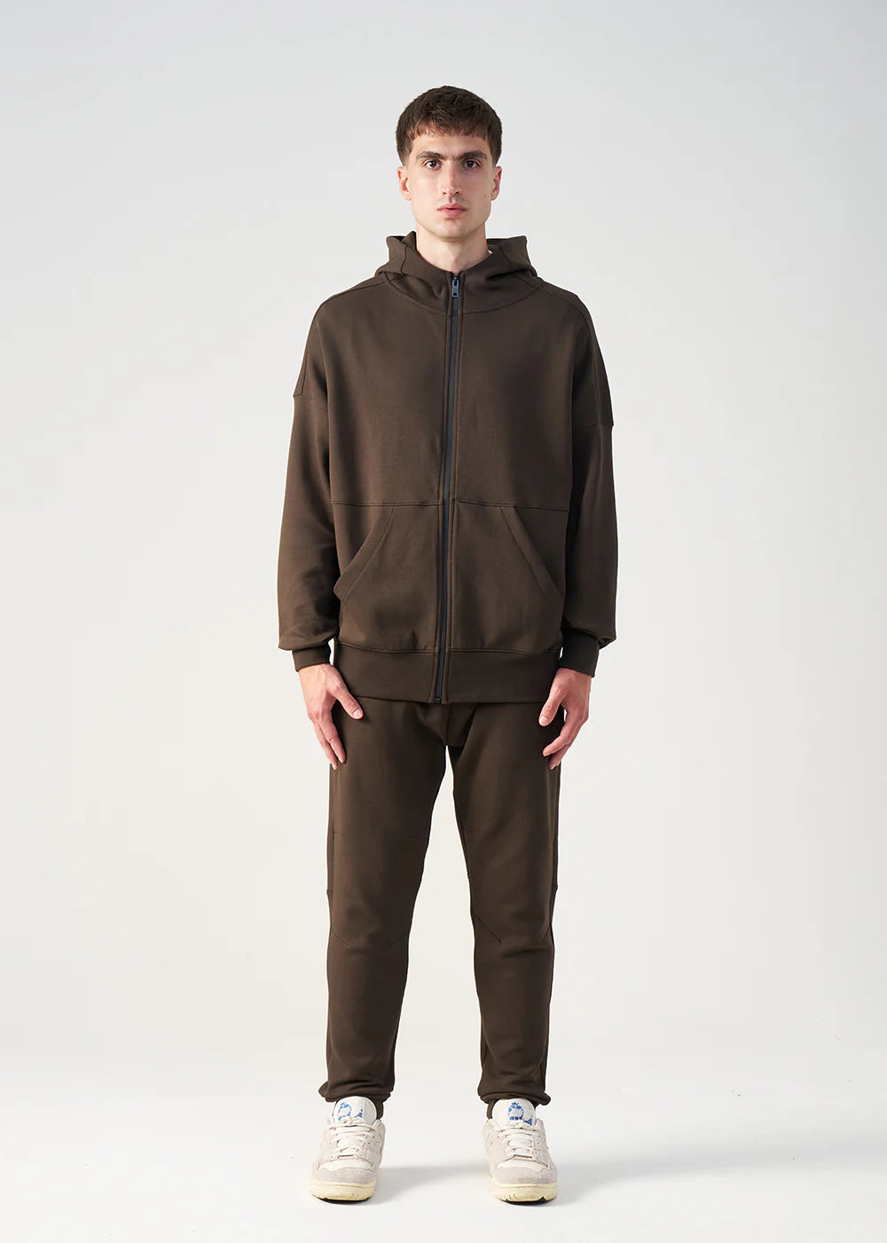 12 OZ Brown Tech Tracksuit – BLANK KINGDOM