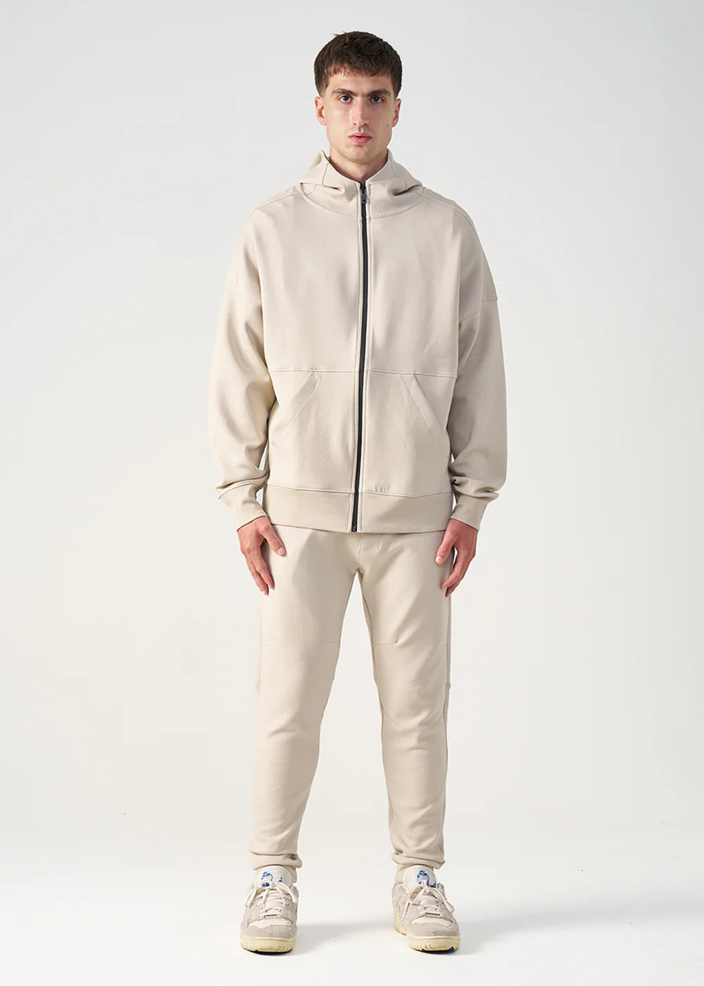 12 OZ Beige Tech Tracksuit – BLANK KINGDOM