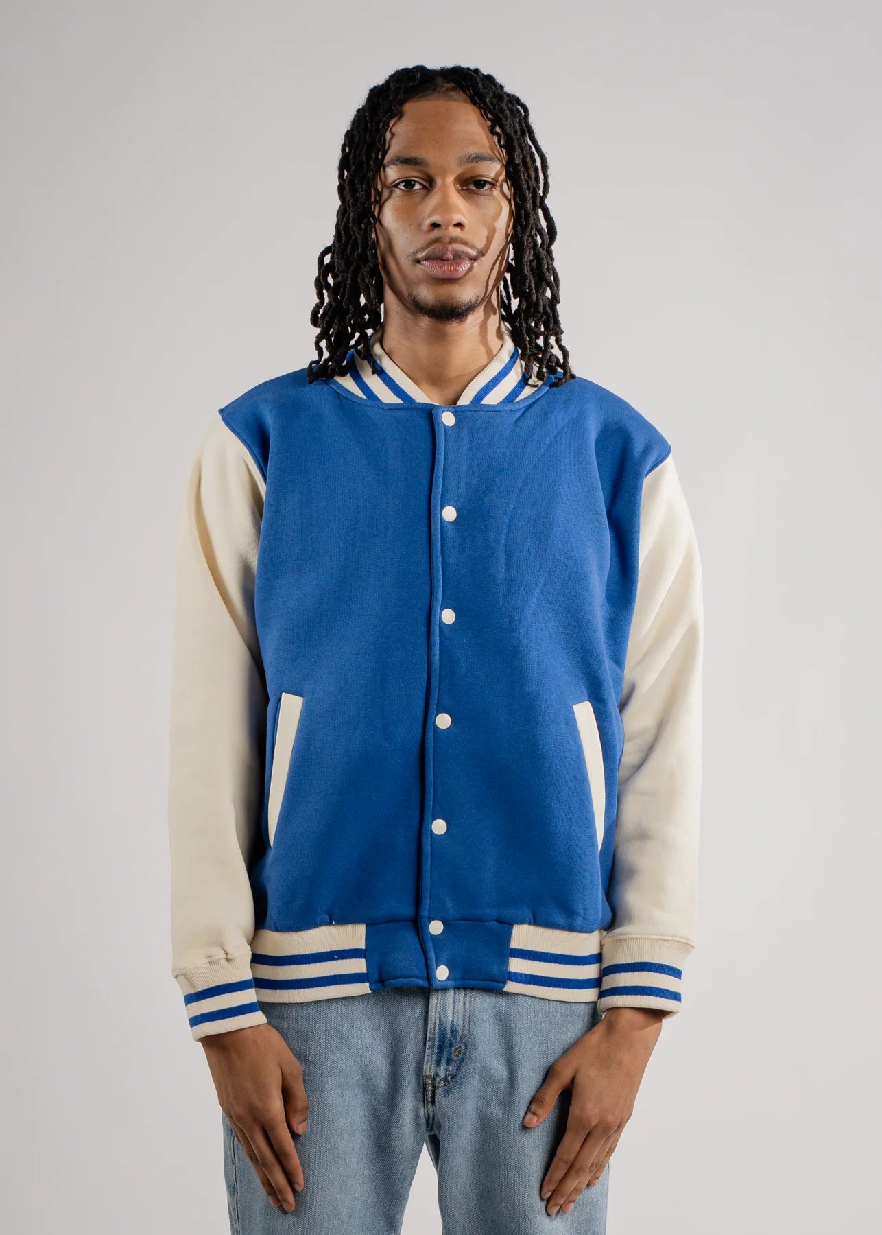 Royal Blue Varsity Heavy Blend Fleece SweatShirt – BLANK KINGDOM