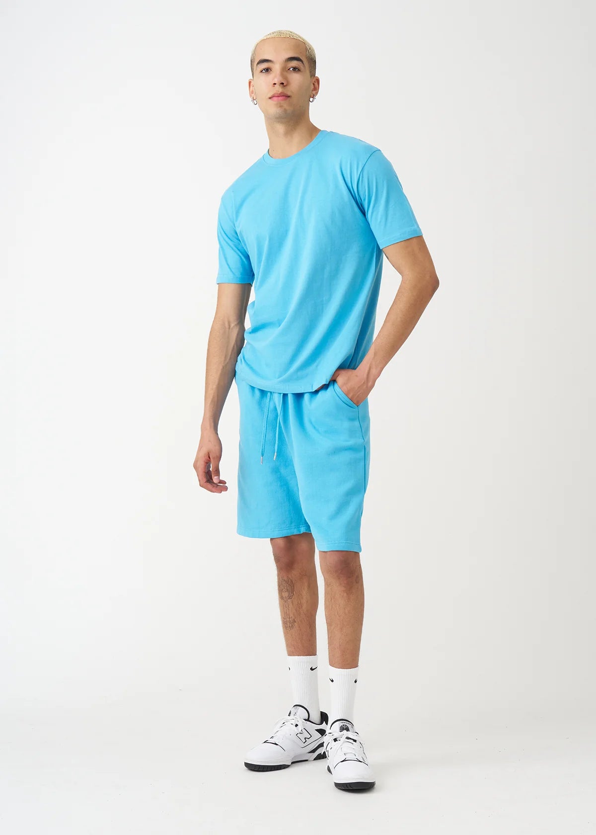 Sky Blue T-Shirt and Short Set – BLANK KINGDOM