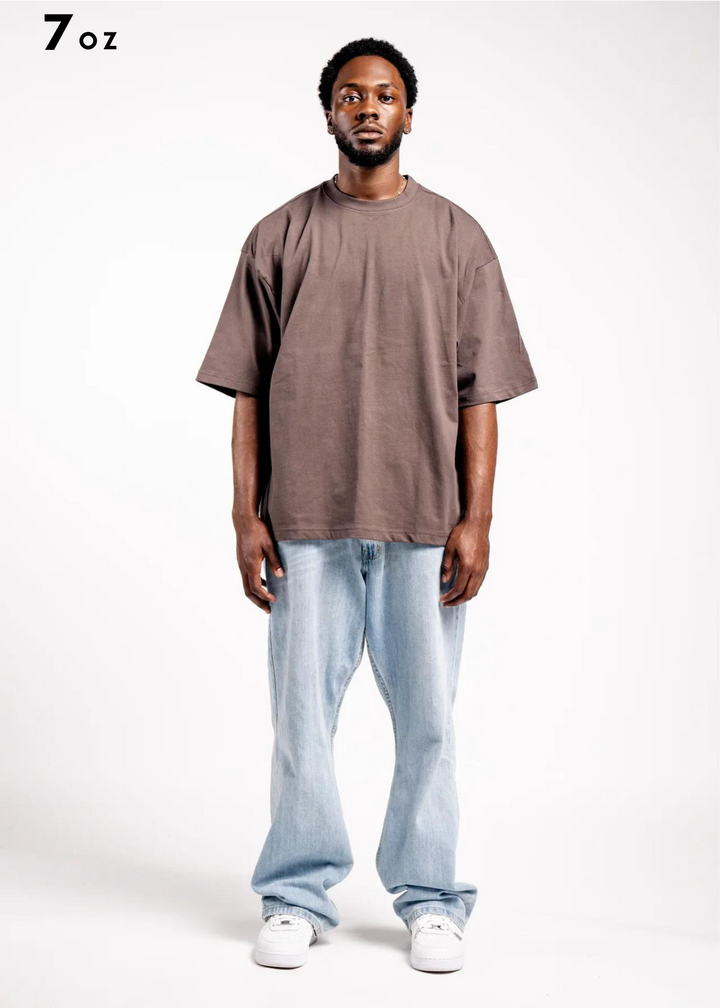 Brown Heavyweight Oversized T-Shirt – BLANK KINGDOM