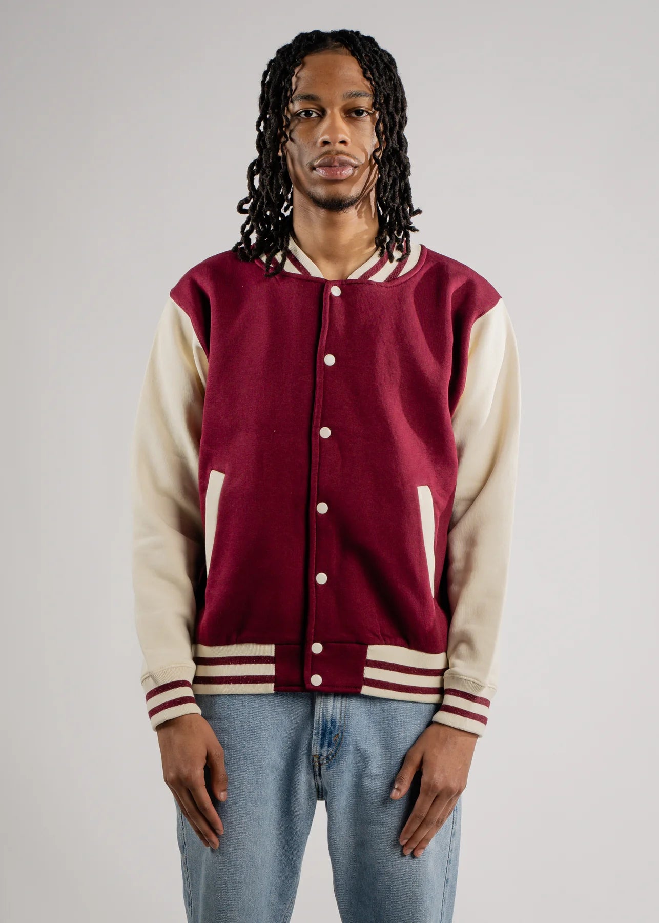 Maroon Varsity Heavy Blend Fleece SweatShirt – BLANK KINGDOM