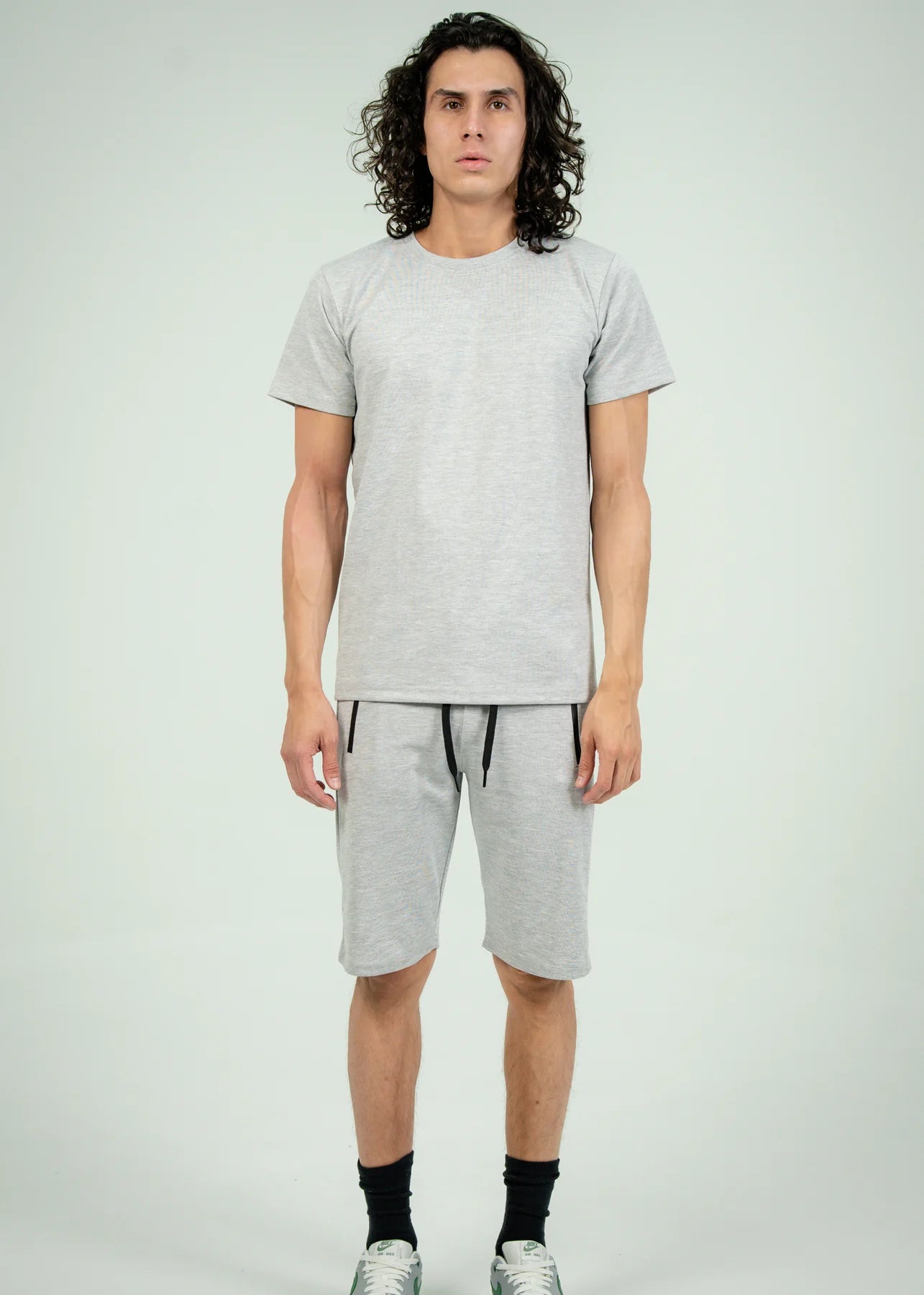 Gray Tech Short Set – BLANK KINGDOM